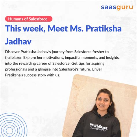 Saasguru On Linkedin Salesforce Successstory Successjourney