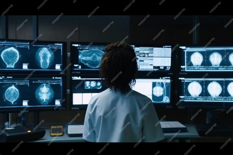 Premium Ai Image Medical Hospital Research Lab Black Female
