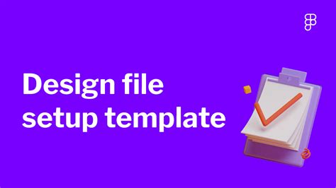 Simple Design File Setup Template Figma