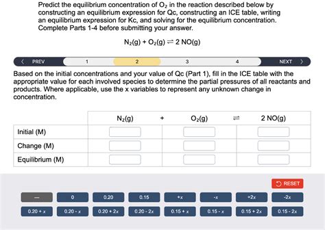 [solved] Predict The Equilibrium Concentration Of O In Th