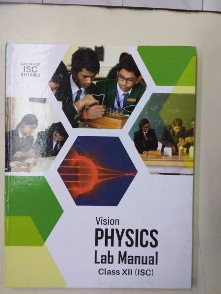 VISION PHYSICS LAB MANUAL CLASS XII ISC Universal Book Seller