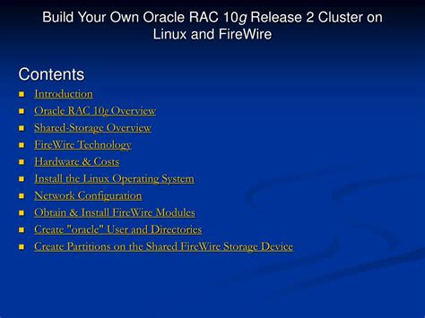 PPT Real Application Cluster RAC Kishore A PowerPoint Presentation ID 4769915