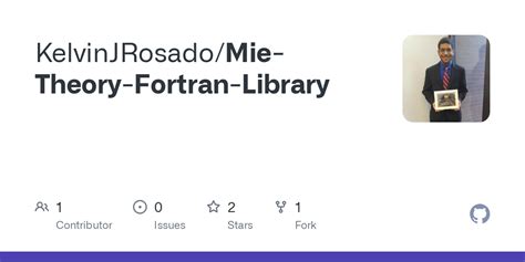 GitHub KelvinJRosado Mie Theory Fortran Library