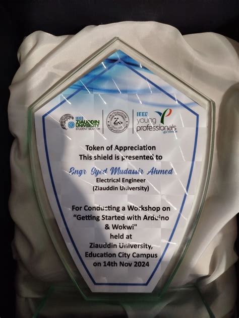 Im Beyond Grateful For The Incredible Opportunity To Conduct A Workshop On Arduino At The