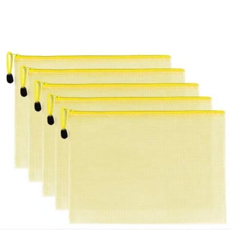 A4 Mesh Zipper Bag Zipper File Organizer Pvc A4 Zipper Bag A4 File Bag Waterproof Mesh Pouch