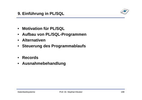Pdf 9 Einführung In Plsql Motivation Für Plsql Aufbau Von Homeedvszfh Osnabrueckde