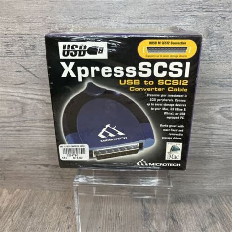 Microtech Usb Scsi Usb To Scsi Adapter Usb Scsi New 4603730101