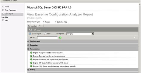 Microsoft® Sql Server® 2008 R2 Best Practices Analyzer