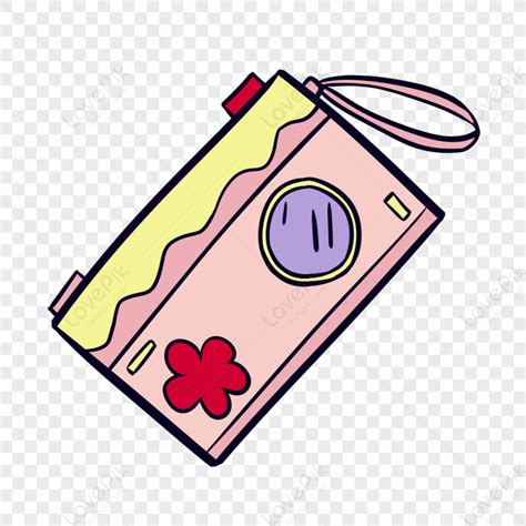 분홍색 귀여운 만화 일러스트 카메라 마크 색깔 상품 Png 일러스트 무료 다운로드 Lovepik