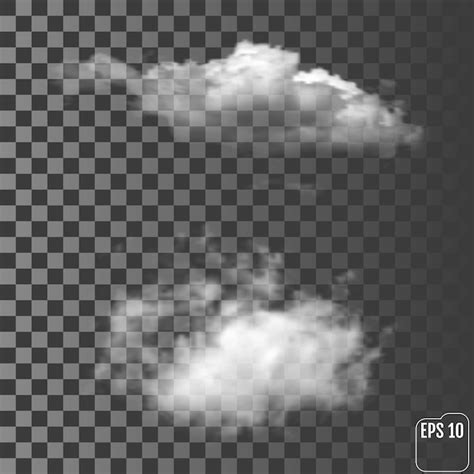 Premium Vector Wonderful Realistic Light Thunderclouds
