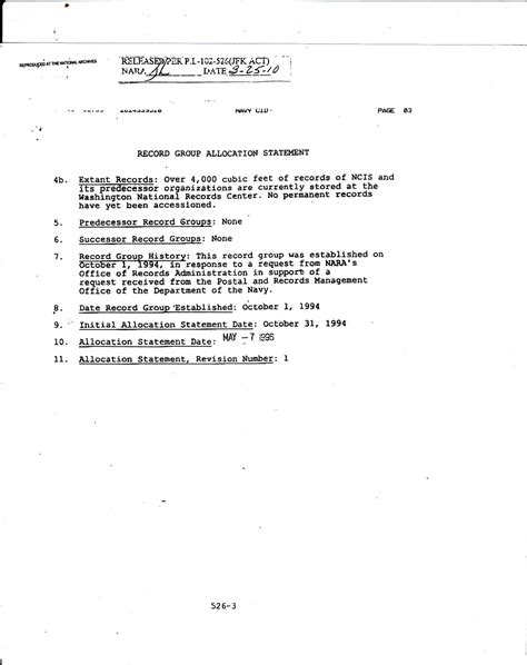 Usmc Statement Of Service