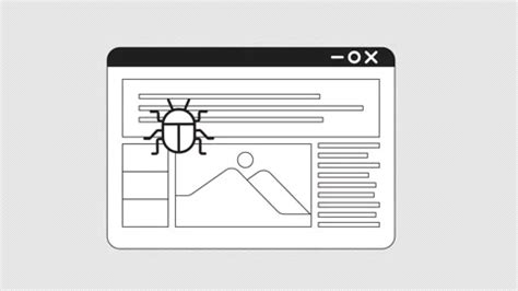Animated Mono Bugs In Website Stock Video Pond5