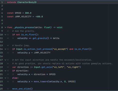 Character Only Jumps Does Not Move Left Or Right Programming Godot