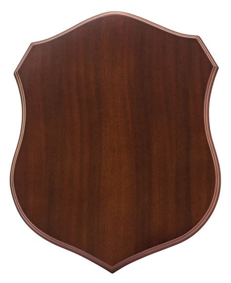 Walnut Timber Shield Trophylink