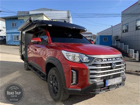 쌍용 렉스턴 스포츠 칸 차박형 캠핑카 로드칸 네이버 블로그