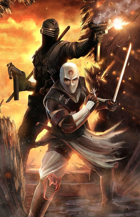Comics Forever G I Joe Snake Yes Storm Shadow Artwork By