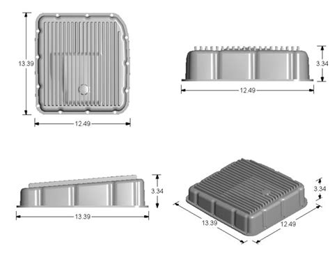 Pml Gm Th425 Transaxle Stock Capacity Transmission Pan
