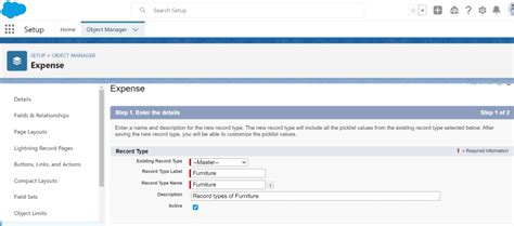 Record Types In Salesforce