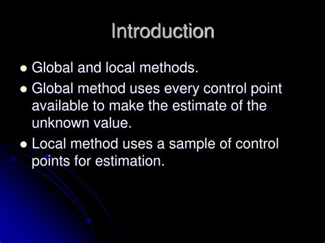 Ppt Spatial Interpolation Powerpoint Presentation Free Download Id327822