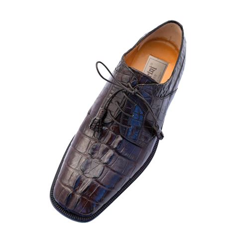 Mens Brown And Cognac Alligator Dress Shoes Alligatorwarehouse