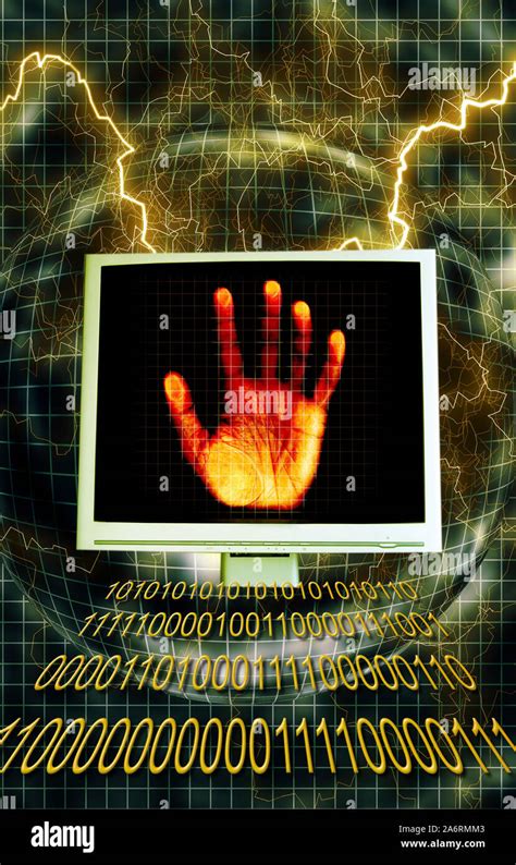 Illustration Of Concept For Digital Security Identity Stock Photo Alamy