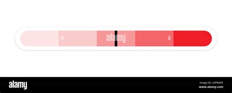 Love Rating Slider Indicator Bar With Pointer In Red Color Shades Style Love Scale Meter Scale