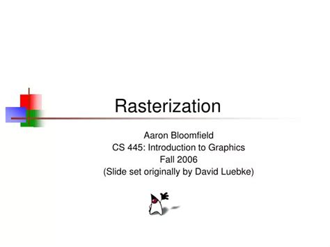 PPT Rasterization PowerPoint Presentation Free Download ID 5366993