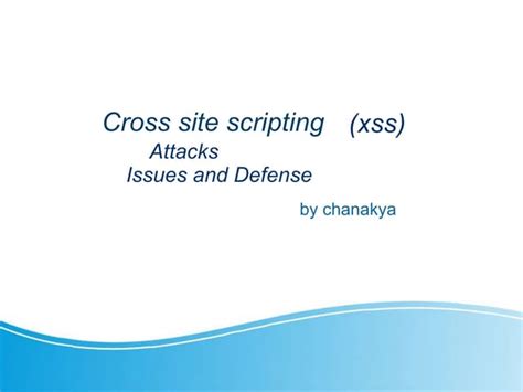 Xss Ppt Ppt
