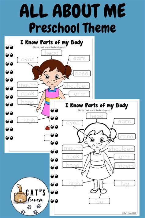 All About Me Preschool Theme Worksheets Printable All About Me