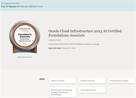 Duy Tri Nguyen On Linkedin Oci Oraclecloud Oracle Oracleuniversity Oraclefusion…