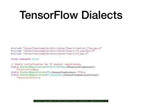 A Sneak Peek Of Mlir In Tensorflow Ppt