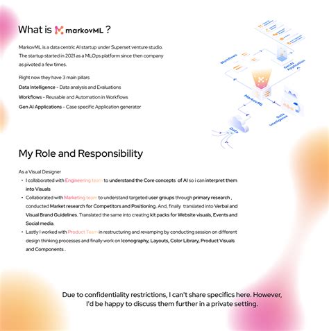 Markov Ml Visual System Guide Behance