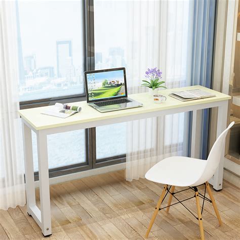 简约电脑台式桌书房简易长条写字窄书桌定做家用长方形桌长条桌子虎窝淘