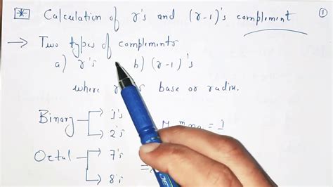 Rs And R 1s Complement In Hindi Youtube