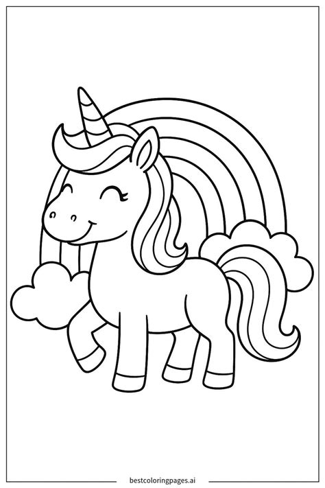 53 หน้าระบายสีภาพระบายสี ยูนิคอร์น Pdf และ Png สำหรับพิมพ์ฟรี