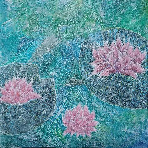 Купить картину Кувшинки в Москве от художника Габриелян Нелли