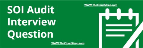 Soi Audit Interview Questions Aerospace Topics