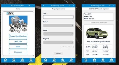 Torque Specs App Auto Service World