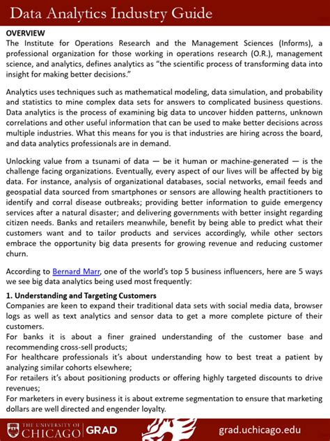 data analytics guide pdf analytics big data