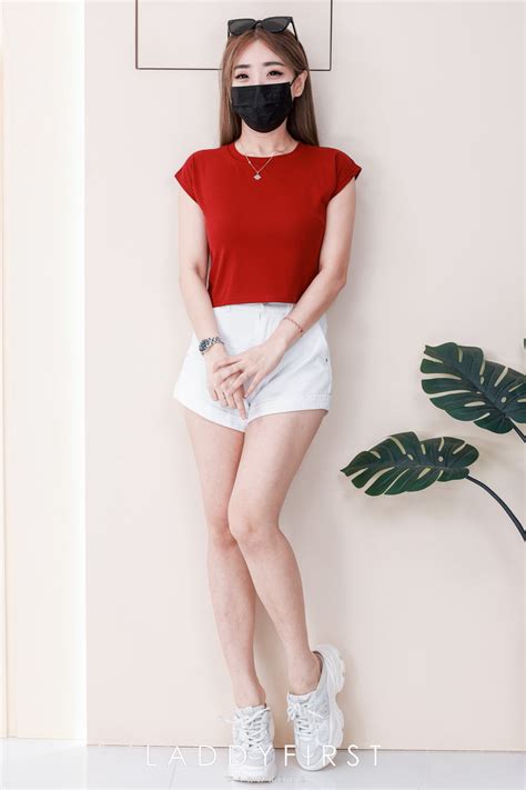 【t82305】高品质纯棉弹力圆领短袖宽松版休闲百搭上衣 ️ ️ 【a R1 C4】 Laddy First Wardrobe