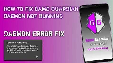How To Fix Game Guardian Daemon Is Not Running Full Tutorial 2023 No Root Youtube