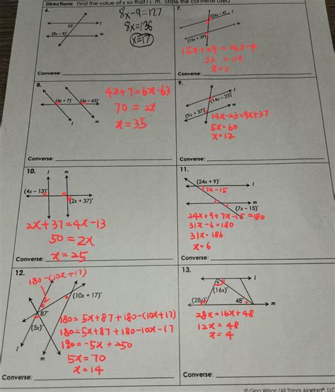 Unit 3 Parallel And Perpendicular Lines Homework 3
