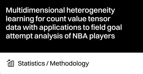 Multidimensional Heterogeneity Learning For Count Value Tensor Data With Applications To Field