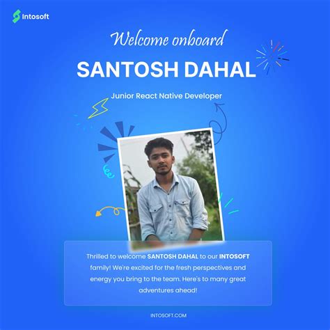 Intosoft On Linkedin A New Beginning New Face Welcome Onboard