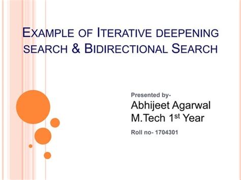 Uniform Cost Search Algorithm In The Ai Environment Pdf