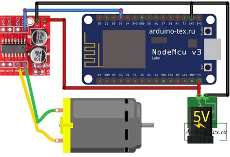 Урок esp8266 Управление двигателем постоянного тока nodemcu mx1508