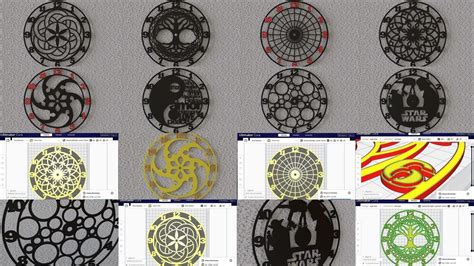 Wall Clock 3d Print Collection 3d Printable Cgtrader