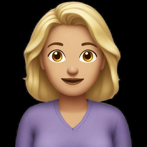 Husband Less Middle Age Women Emoji Ai Emoji Generator