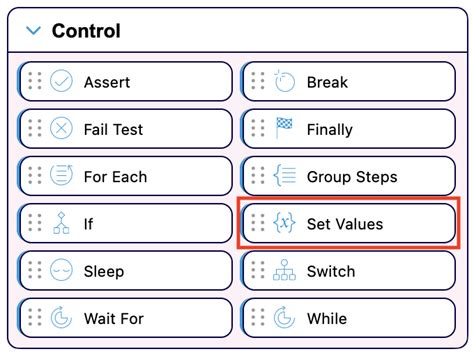Automation V3 Set Values Provar Documentation
