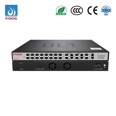 Hsgq 16 Port Gpon Olt 10g Ac Dc Dual Power Most Popular Gpon Olt 16 Port Pon Olt Optical Olt